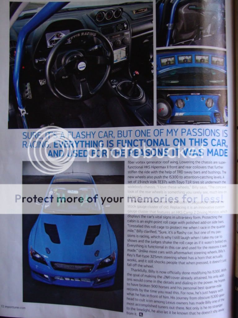 Import Tuner Cover! Usdm Is300!!! | Lexus IS Forum