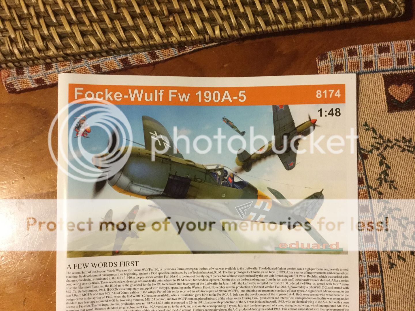 1/48 Eduard Fw 190A-5, Hptm. Egon Mayer, France 1943 - Fw.190 Single ...