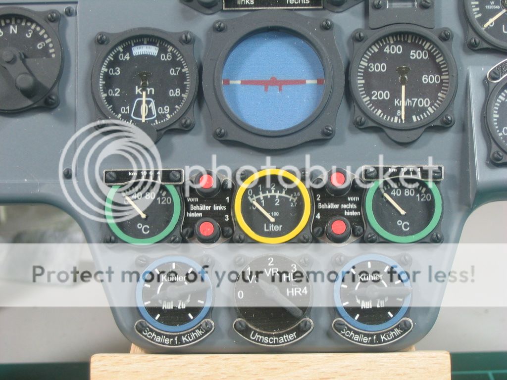 1/4 Eduard Bf 110 Instrument Panel - Ready for Inspection - Large Scale ...