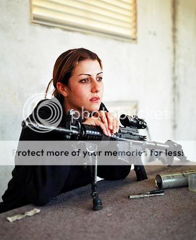 Question answered: Cute IDF chick with AR > General Discussion > AR15.COM