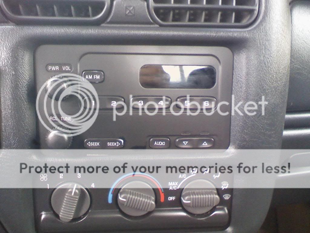 head unit issues with double din radio. | S-10 Forum